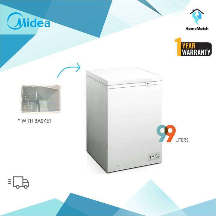 Midea 99L Chest Freezer MCF129W | Lazada