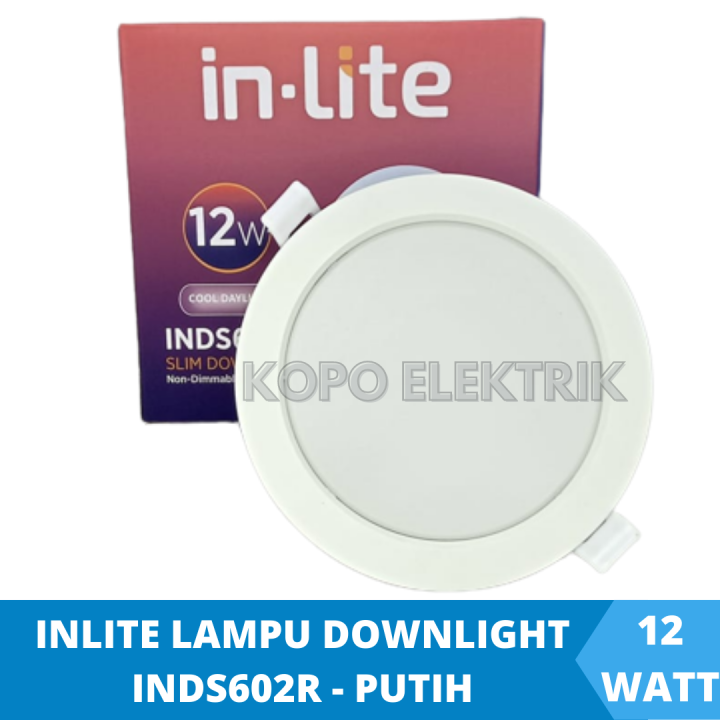 Inlite Lampu LED Panel Slim 12 watt | LED panel inlite slim 12 w ...