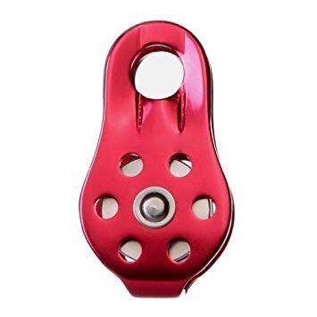 Adela AG-011 Red Pulley 20KN Aluminum Rock Fixed Side Rope Pulley ...