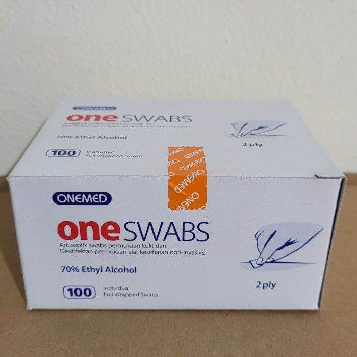 Alcohol ONE Swab ONEMED / alkohol Swab 2 ply /Tissue Antiseptik ...