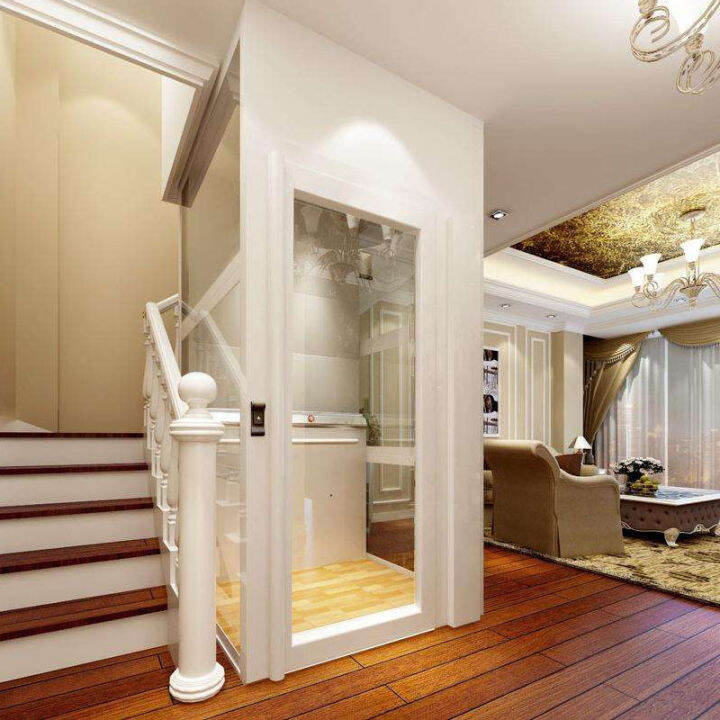 Home elevator villa indoor and outdoor small elevator two-story, three ...