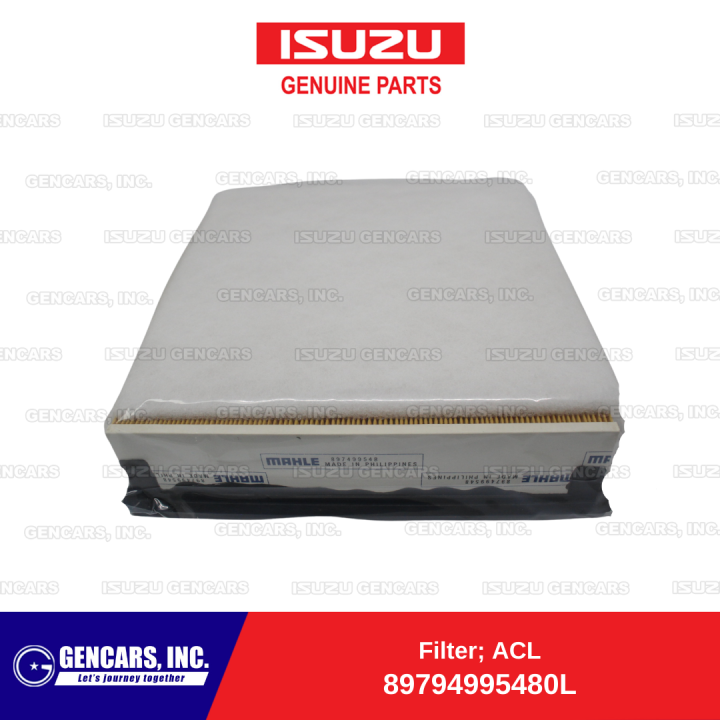 Isuzu Filter; ACL for Mux 2022/Dmax 2021-'22 (8974995480L) (Genuine ...