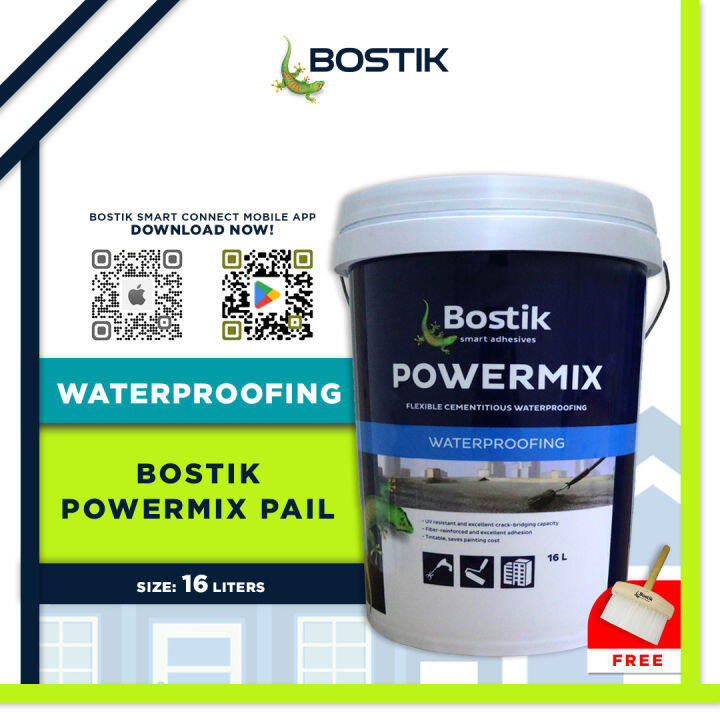 Buy 1 BOSTIK Powermix Cementitious Fiber Reinforced Waterproofing ...