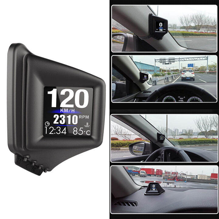 WDPlanet P8 Car Head Up Display HUD GPS OBD2 OBD Driving Computer ...