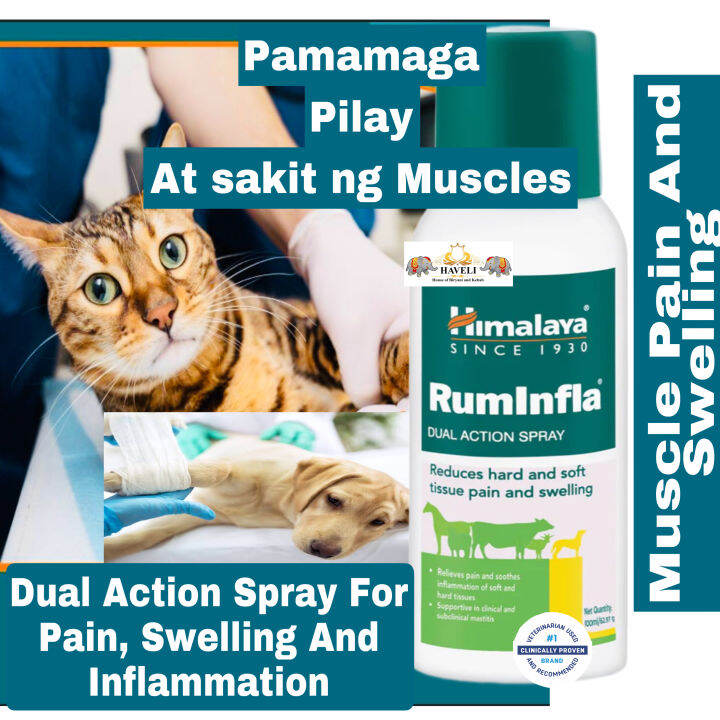 Himalaya RumInfla Spray Dual Action Spray For Pain in Animals | Lazada PH