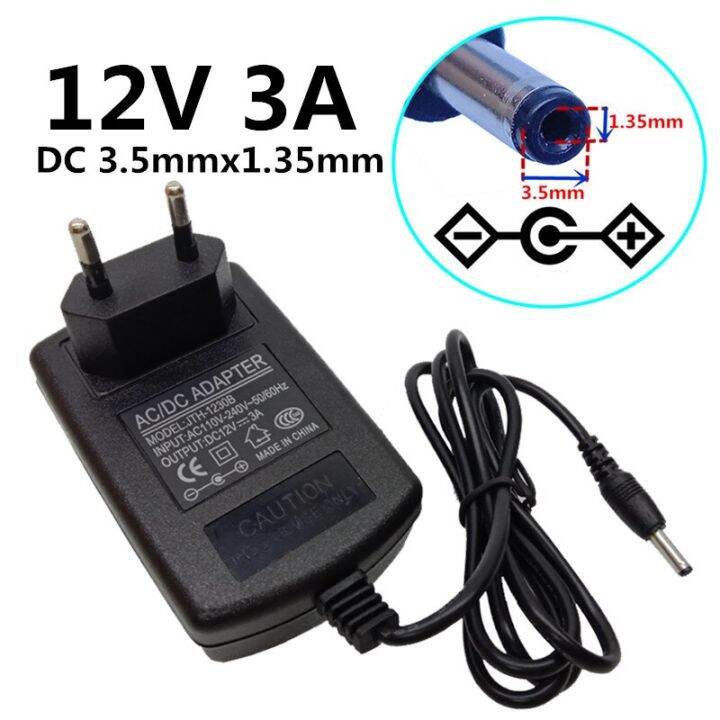 Universal EU US UK AU Plug 12V 3A lighting transformers Power Supply ...