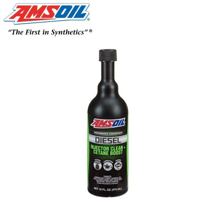 ( 𝐌𝐀𝐃𝐄 𝐈𝐍 𝐔𝐒𝐀 ) Amsoil Diesel Injection Injector Clean + Cetane Boost 8 ...