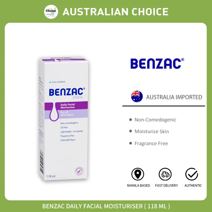 Benzac Spots Daily Facial Moisturizer 118mL | Lazada PH