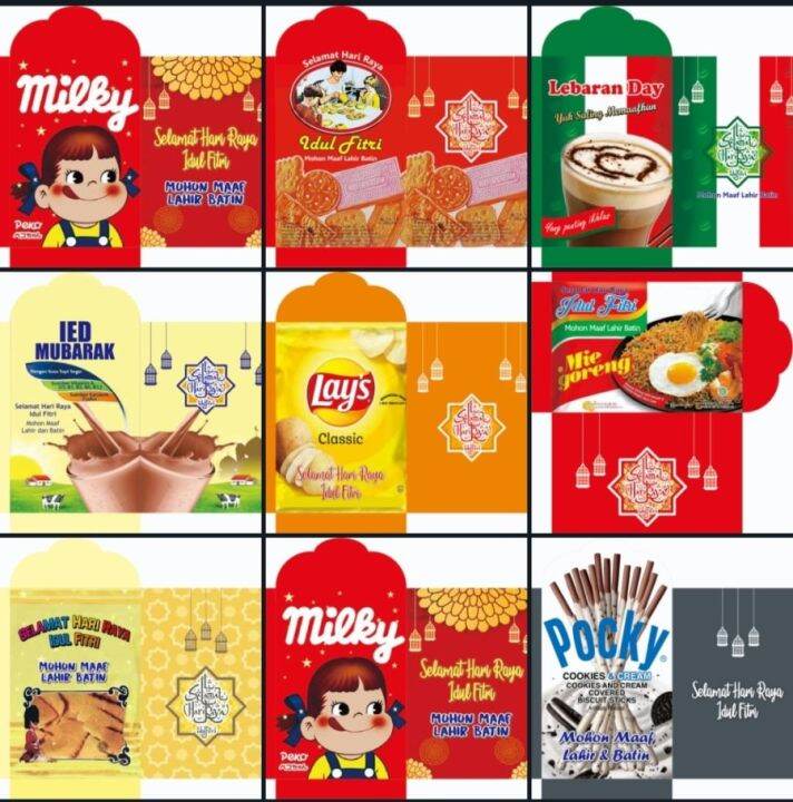 Amplop Angpao Lebaran / Idul Fitri / Amplop Karakter / Amplop SNACK ...