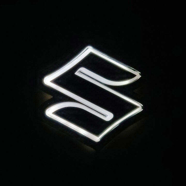 SUZUKI Logo Light LED Car Emblems Badge Modified Front Rear Bumper Light Logo For Suzuki Jimny ...
