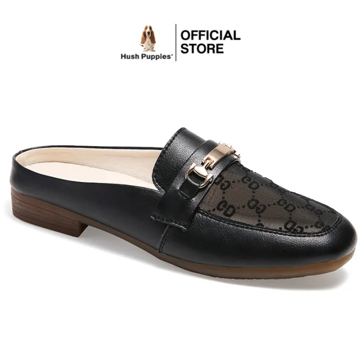 Hush Puppies_รองเท้าผู้หญิง รุ่น Dami HP 8WSFB05B0A - สีดำ รองเท้าหนัง ...