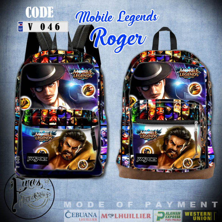 Gawang Bataan Backpack Mobile Legends ROGER Design | Lazada PH