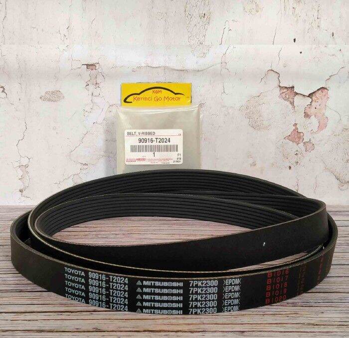 VAN BELT 7PK 2300 ASLI 90916-T2024 TALI KIPAS TOYOTA HILUX BENSIN | Lazada Indonesia