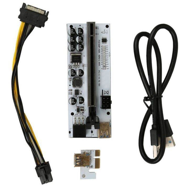 VER012 PCIE Riser USB3.0 High Speed Graphics Card PCIE Adapter Card 1X ...