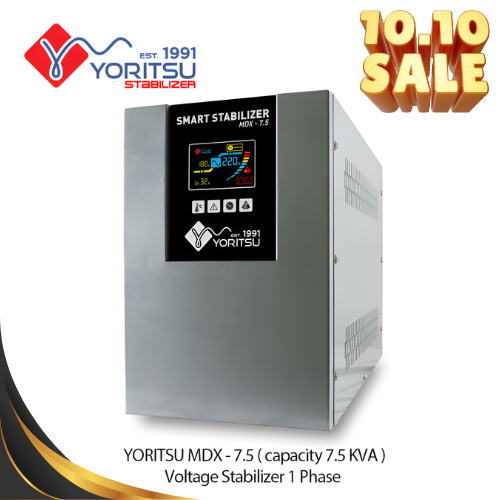 Stabilizer Listrik Stavolt Listrik Avr Yoritsu MDX 7,5 kVA | Lazada ...