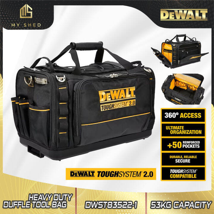 Dewalt DWST83522-1 Toughsystem 2.0 22" Heavy Duty Duffle Tool Bag Hard ...