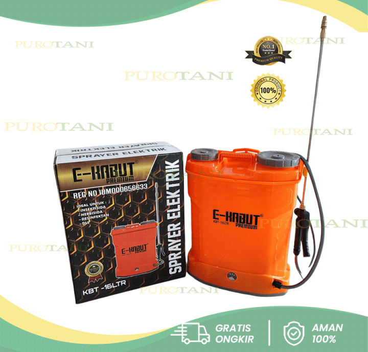 Tangki Cas Semprot Elektrik E-Kabut Battery Sprayer 16L Premium ...