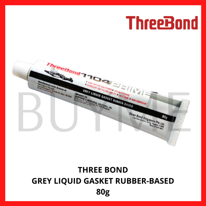 ThreeBond Grey Liquid Gasket Rubber-Based 80g (1104 Prime) | Lazada PH