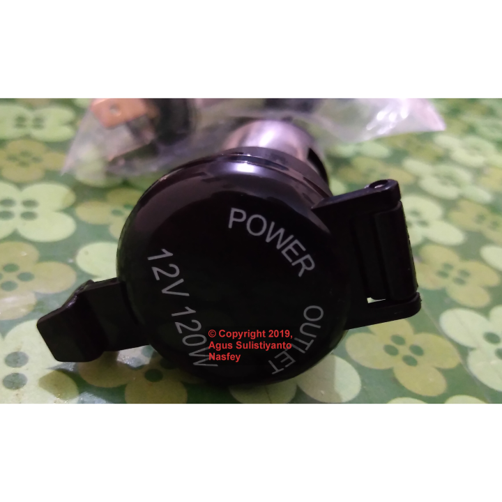 Socket Lighter Pemantik Rokok Charger Untuk Mobil Motor DIY 12 Volt ...