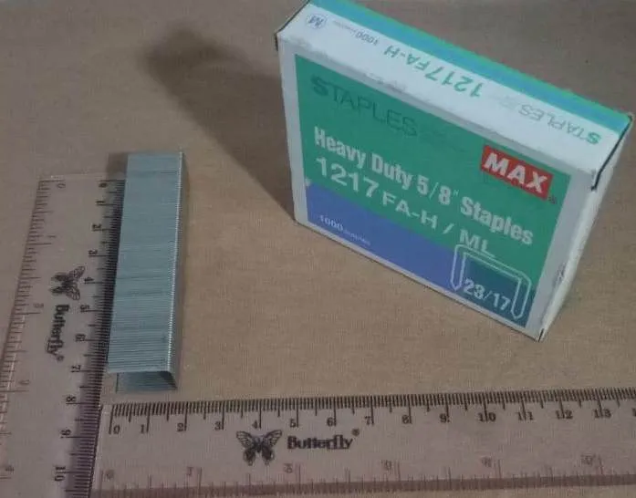 Isi Necis Steplar Stepler Steples Meja Besar Duduk Max 1217 5/8" 23/17 ...