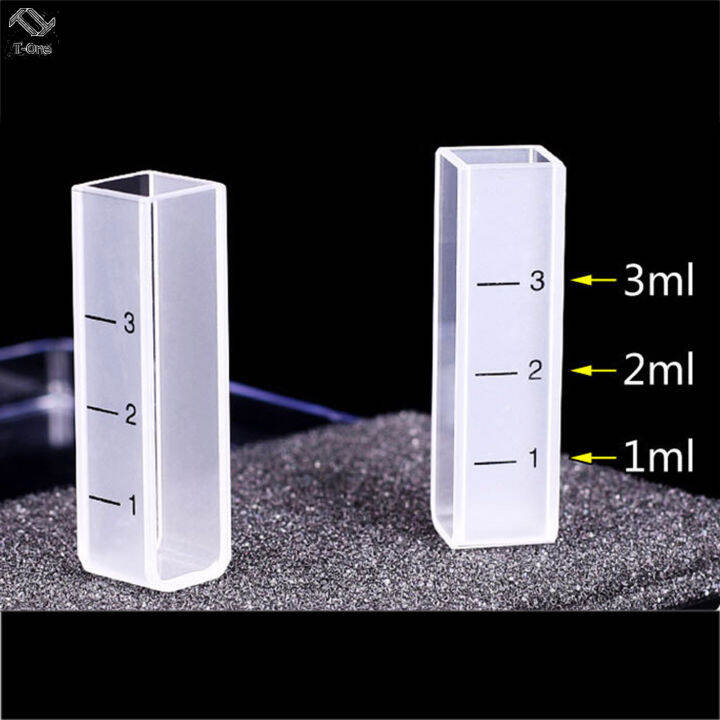 T-One 4 Pcs Spectrometer Cuvette Absorbance Studies Cuvette Cells for ...