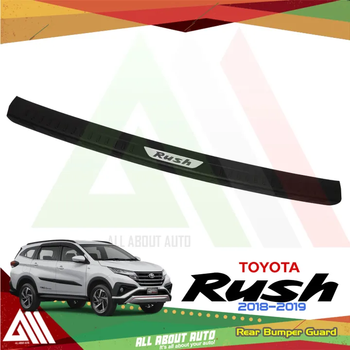Toyota Rush 2018-2019 Rear Bumper Guard (Plastic) | Lazada PH