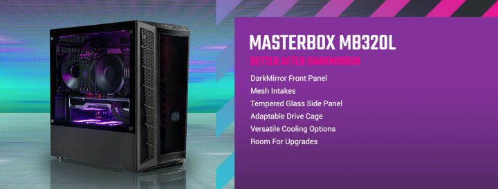 Cooler Master Masterbox MB320L (Non ARGB) Micro ATX Enclosure | Lazada PH