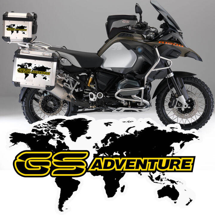 Luggage Aluminium Stickers Trunk Cases For BMW R1200gs F850gs F800gs ...