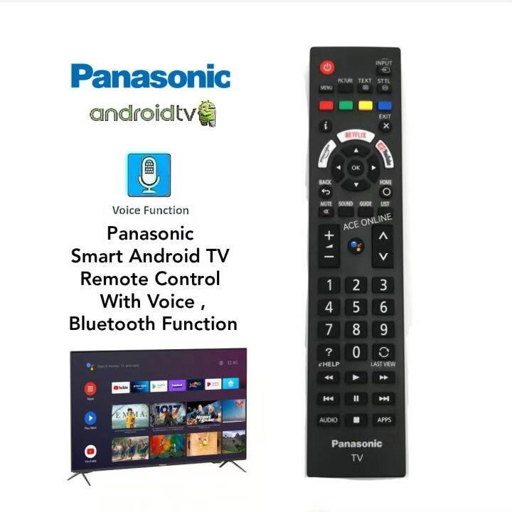 Original Panasonic Smart Android TV Remote Control With Voice ...