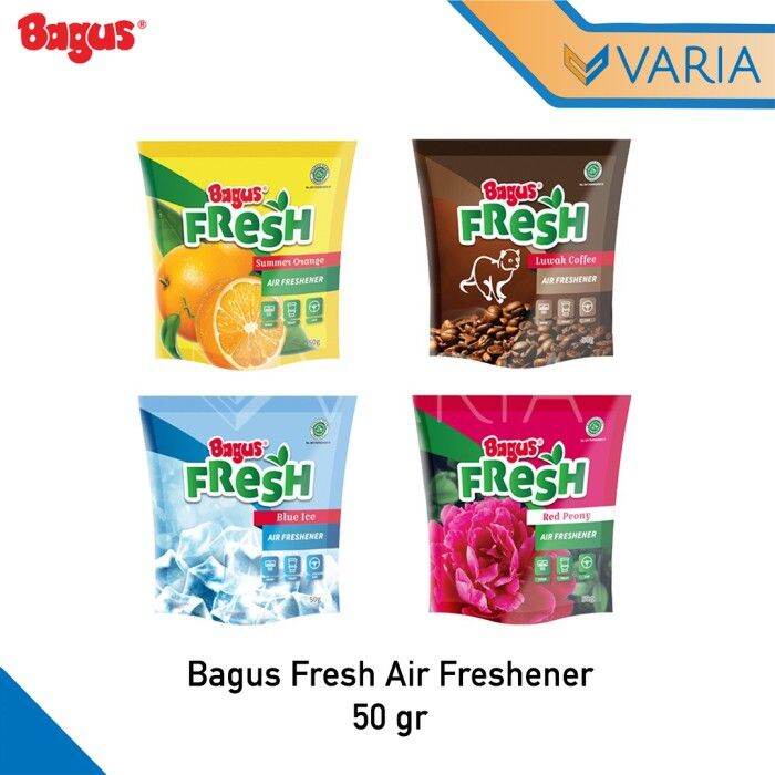 Bagus Fresh Air Freshener 50 gr Pouch Pengharum Parfum Mobil Gantung ...
