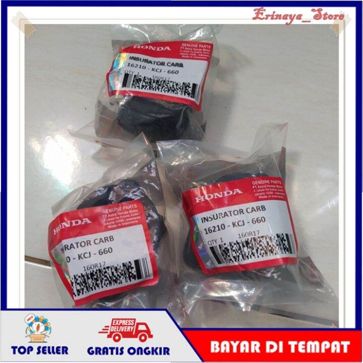 ORIGINAL HGP Manipul Intake Karet Manipol Manifol Manifold Insulator Motor Honda Tiger Revo New ...