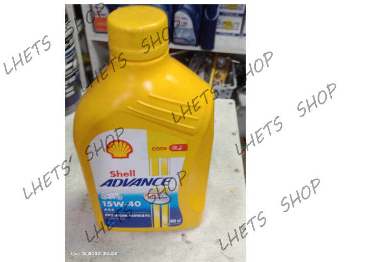 Shell Advance Motorcycle Oil 800ml. AX15W-40 Motorcycle oil | Lazada PH