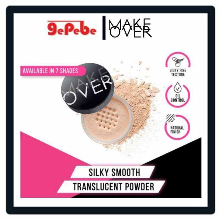 Make Over Silky Smooth Translucent Powder 35gr | Lazada Indonesia