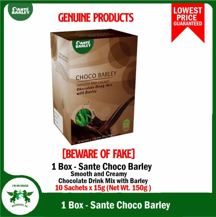 Sante Barley, Sante Barley Choco, Choco Barley, smooth and Creamy ...
