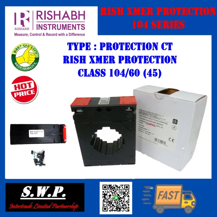 RISH XMER PROTECTION SERIES CURRENT TRANSFORMER RISH XMER 104/60 (45 ...