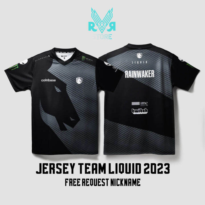 Team Liquid 2023 Dark horse JERSEY Shirt (free custom nickname) | Lazada PH