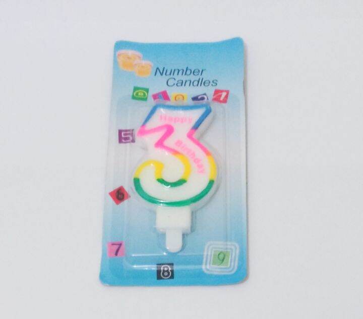 ANGKA 3 LILIN ULANG TAHUN | Lazada Indonesia