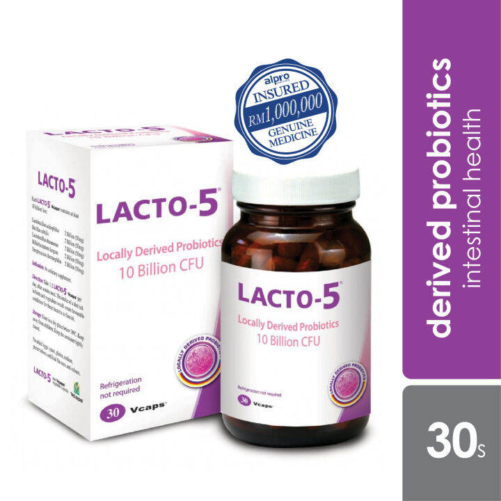 Alpro Pharmacy THC Lacto-5 Probiotics 30s | Digestive Care | Lazada
