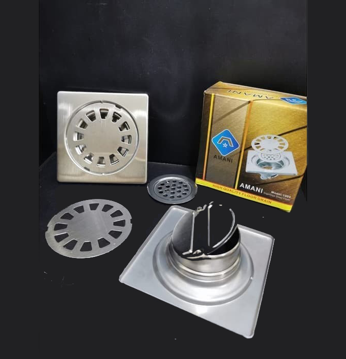 Saringan Air Kamar Mandi Stainless Anti Serangga 4 Inch Amani | Lazada ...