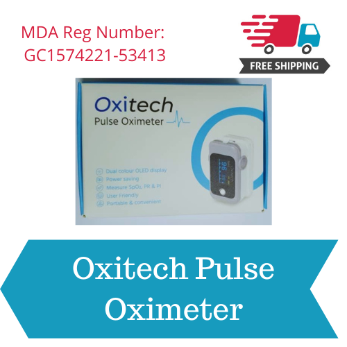 Oxitech Pulse Oximeter / ChoiceMMed Pulse Oximeter (MDA Registered ...