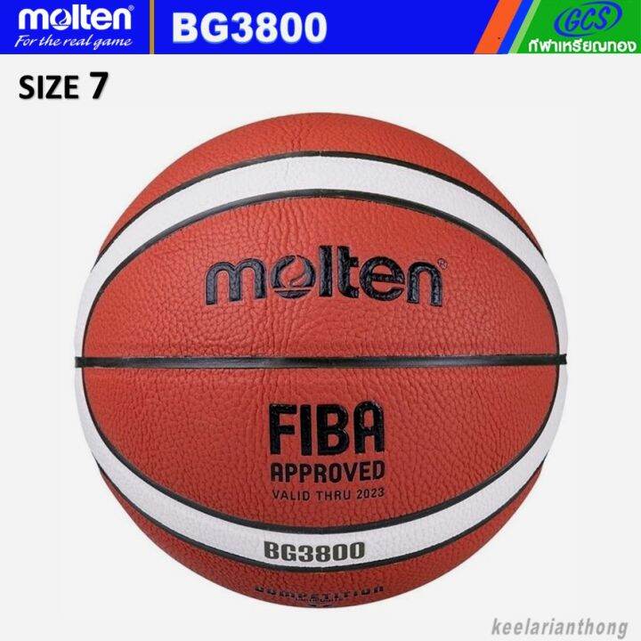 molten BG3800 บาสเกตบอลหนัง Indoor/Outdoor Basketball | Lazada.co.th