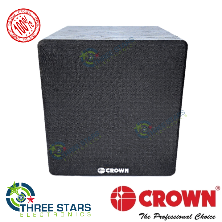 2022 Original Crown BW - 10 Active Subwoofer 10 inch 200 Watts Peak Power Subwoofer | Lazada PH