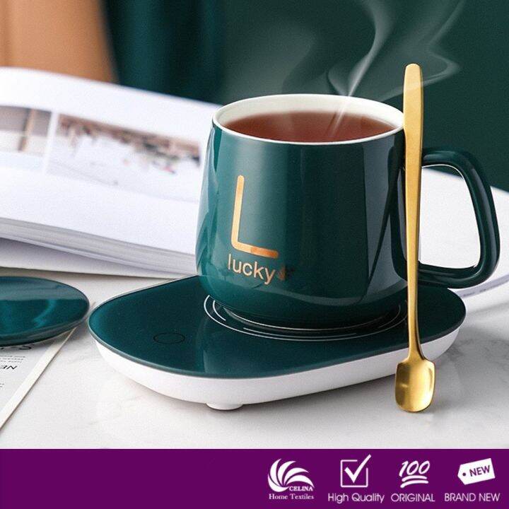 Coffee Mug Warmer 55 Degree Electronic Warmer Ceramic Mug Smart ...