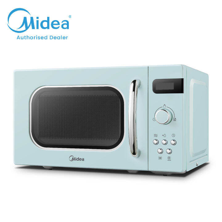 Midea 21L Light Retro Green Quick Defrost Microwave Oven AM820C2RA ...