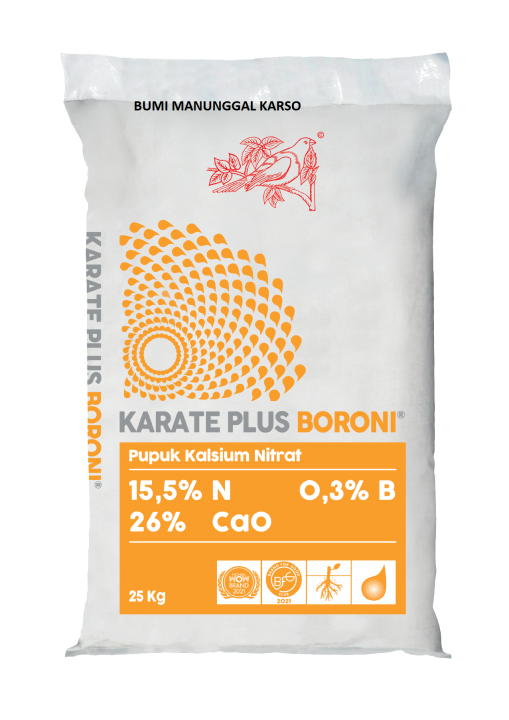 Pupuk Meroke Karate Plus Boroni Kalsium Boron pencegah rontok REPACK ...