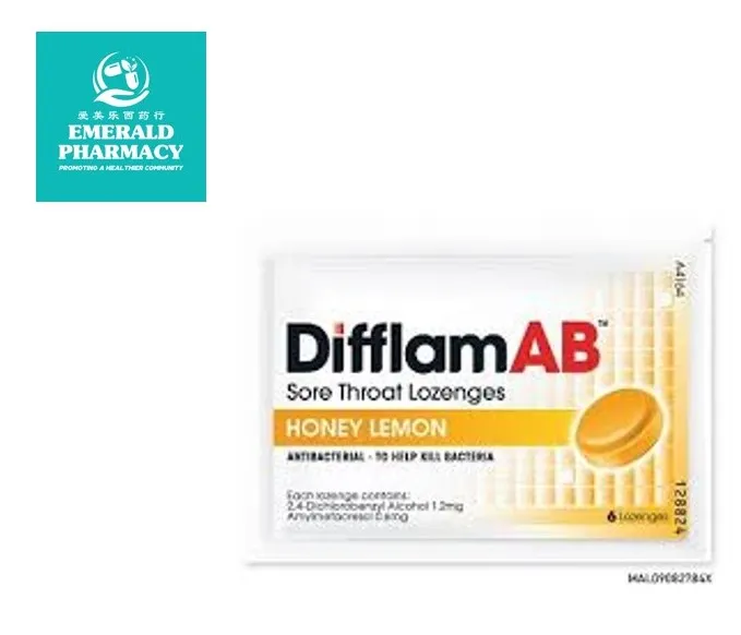 DIFFLAM AB Sore Throat Lozenges 6'S (Honey Lemon/Lemon/Orange) | Lazada
