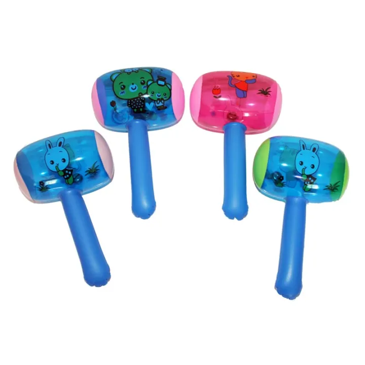 Inflatable hammer with cartoon bell children's pneumatic hammer ...