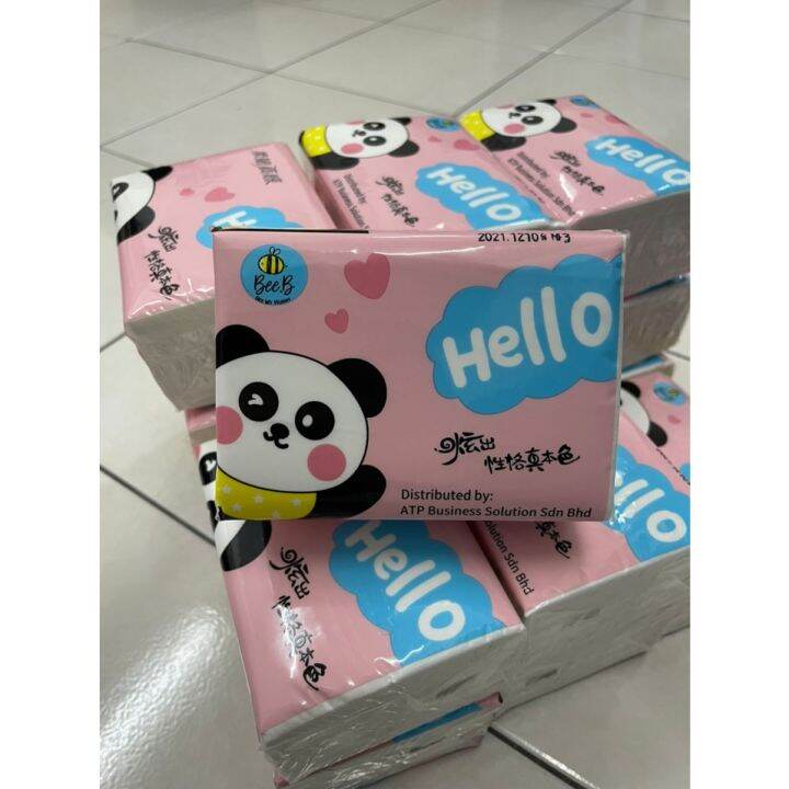 ⭐柔软卫生纸巾⭐Panda Packaging Bamboo Soft Facial Tissue Paper 300pcs Per Pack ...