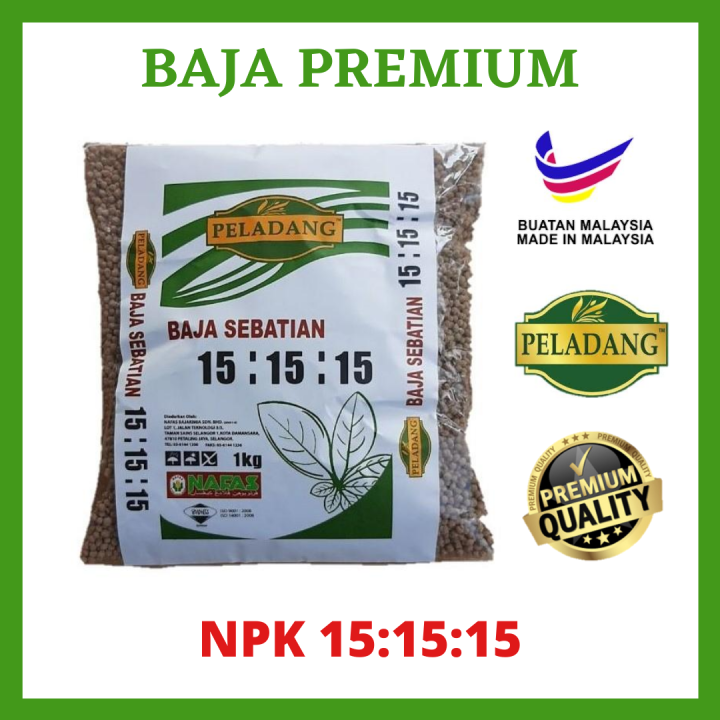 [ Ready Stock ] Baja Pertumbuhan NPK 15:15:15 - Baja Buah, Baja Sayur ...