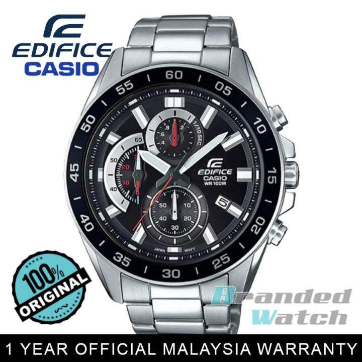 [Marco 2 Years Warranty] Casio Edifice EFV-550D-1A Men's Chronograph ...